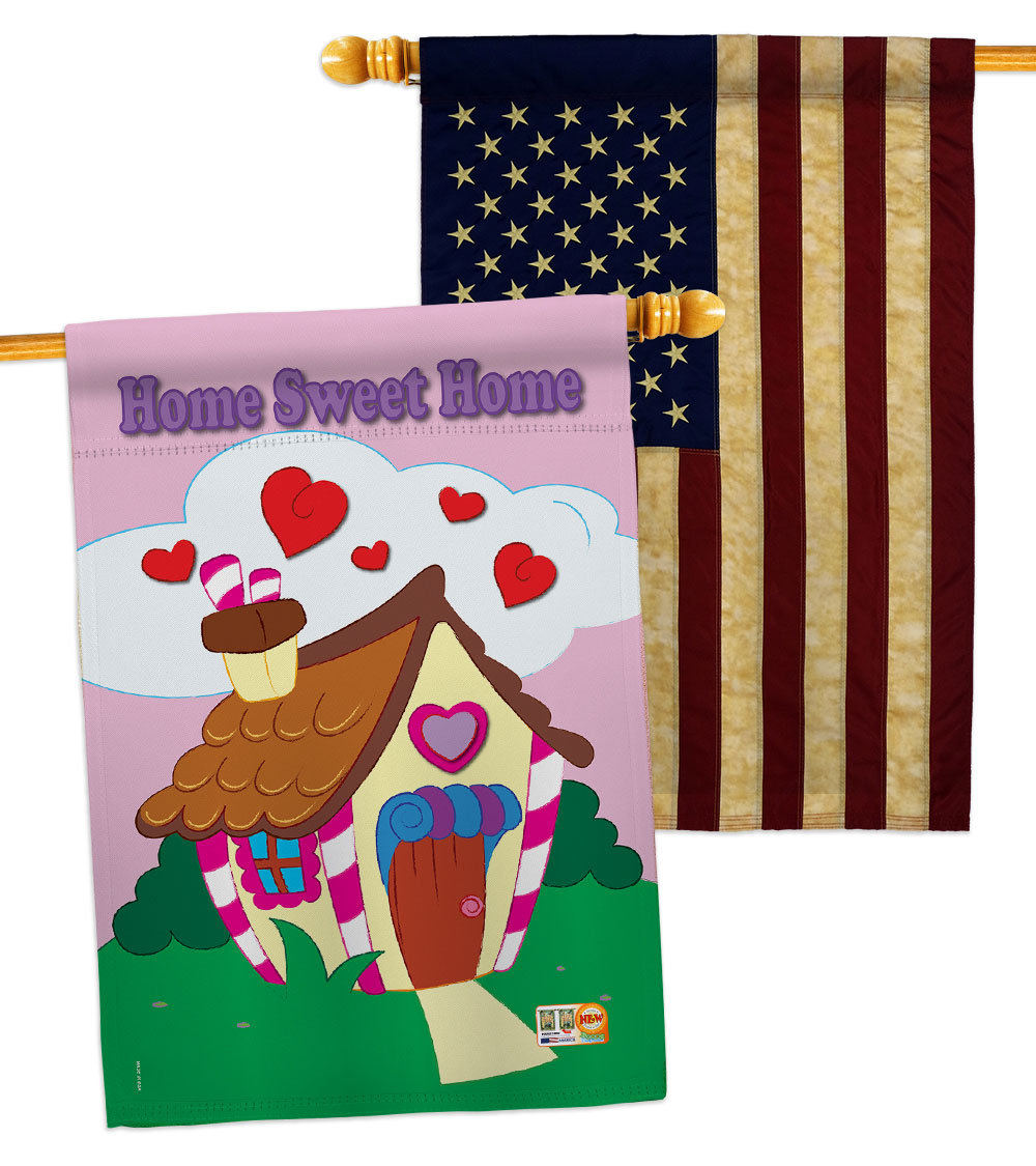 Breeze Decor Double Sided 40'' H x 28'' W Polyester House Flag | Wayfair