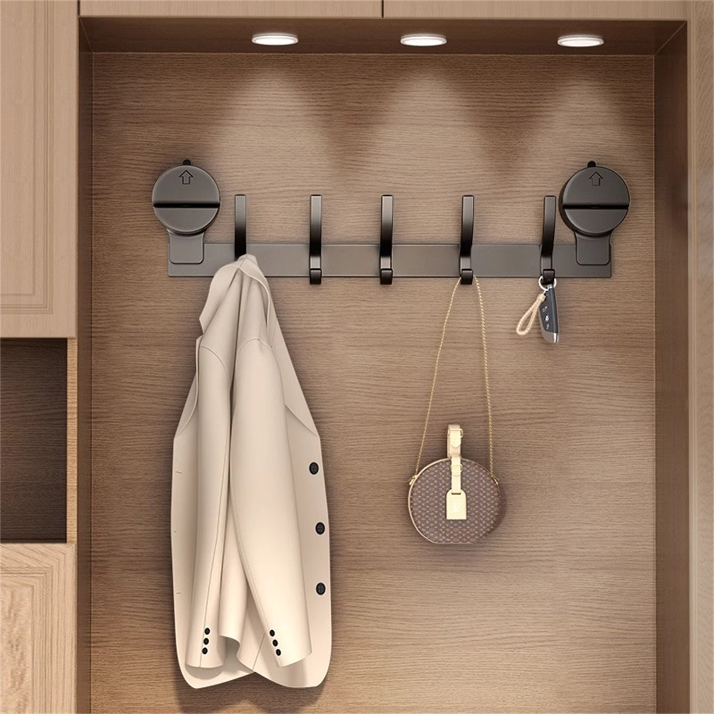 Thrones Designs Aluminum Alloy Suction Cup Hook Rack | Wayfair