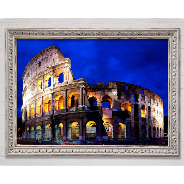 Bright Star Colosseum In Rome - Single Picture Frame Print | Wayfair.co.uk