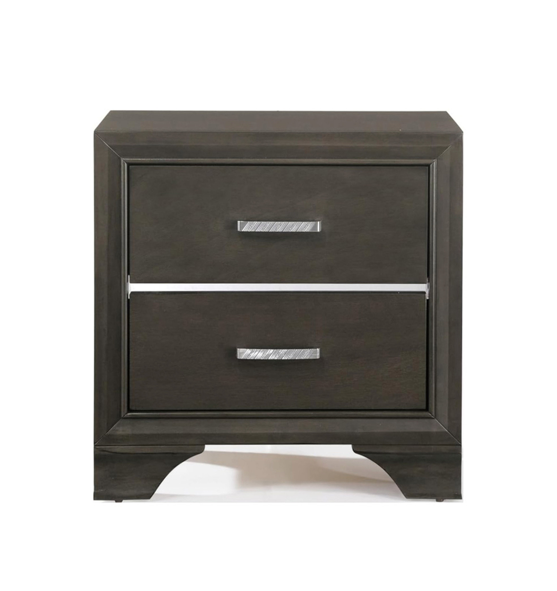 Hokku Designs Stylish and Functional Nightstand with Two Drawers and ...