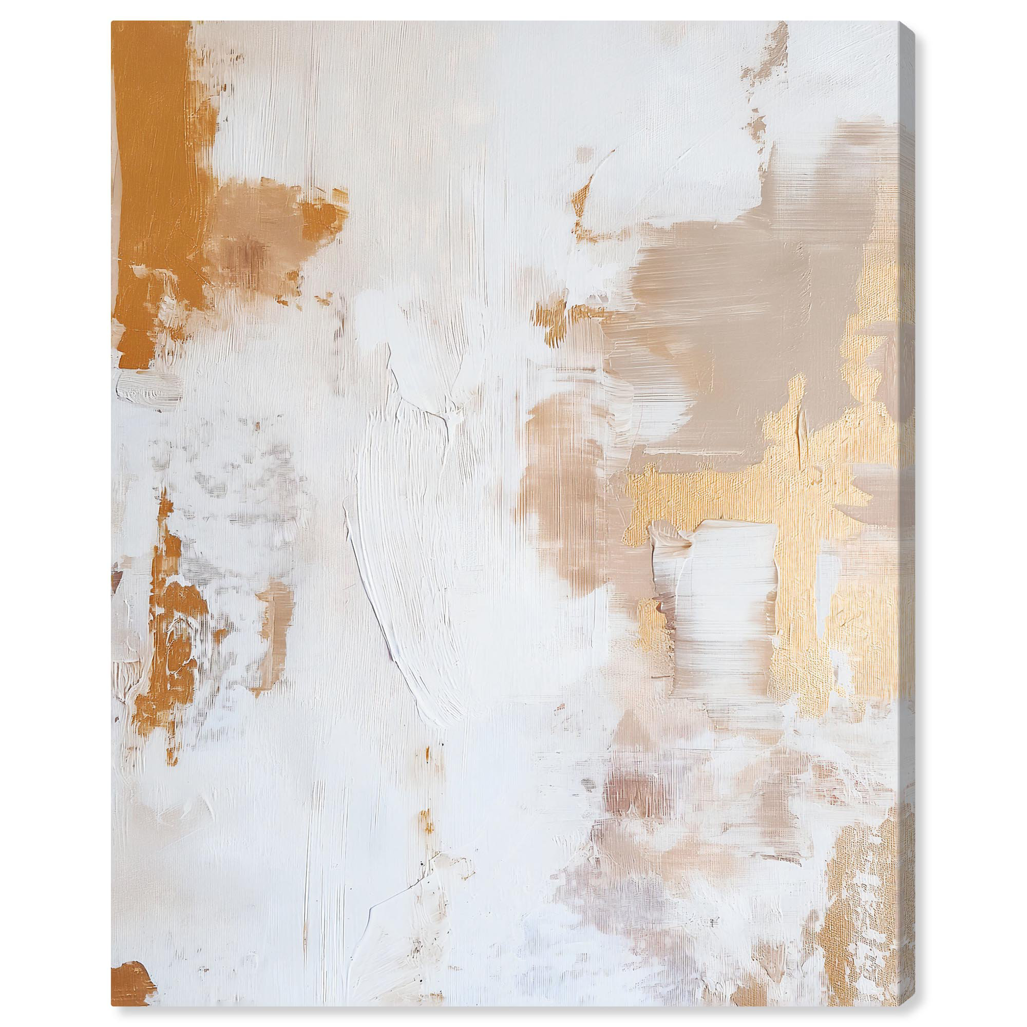 Art Remedy Golden Bronze Ripple I Canvas Abstract Earth Tone by Art ...