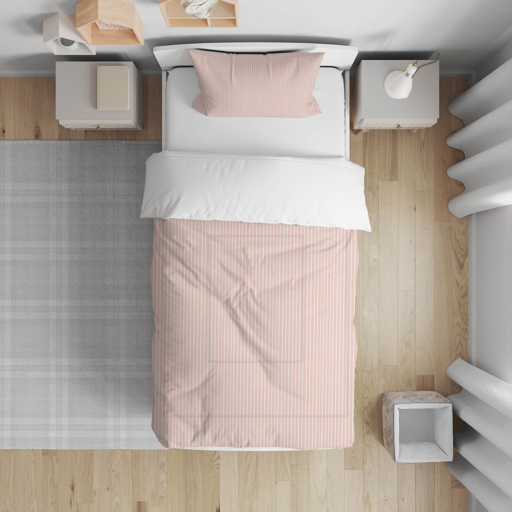 Christopher's Corner Random Stripes Comforter Set | Wayfair