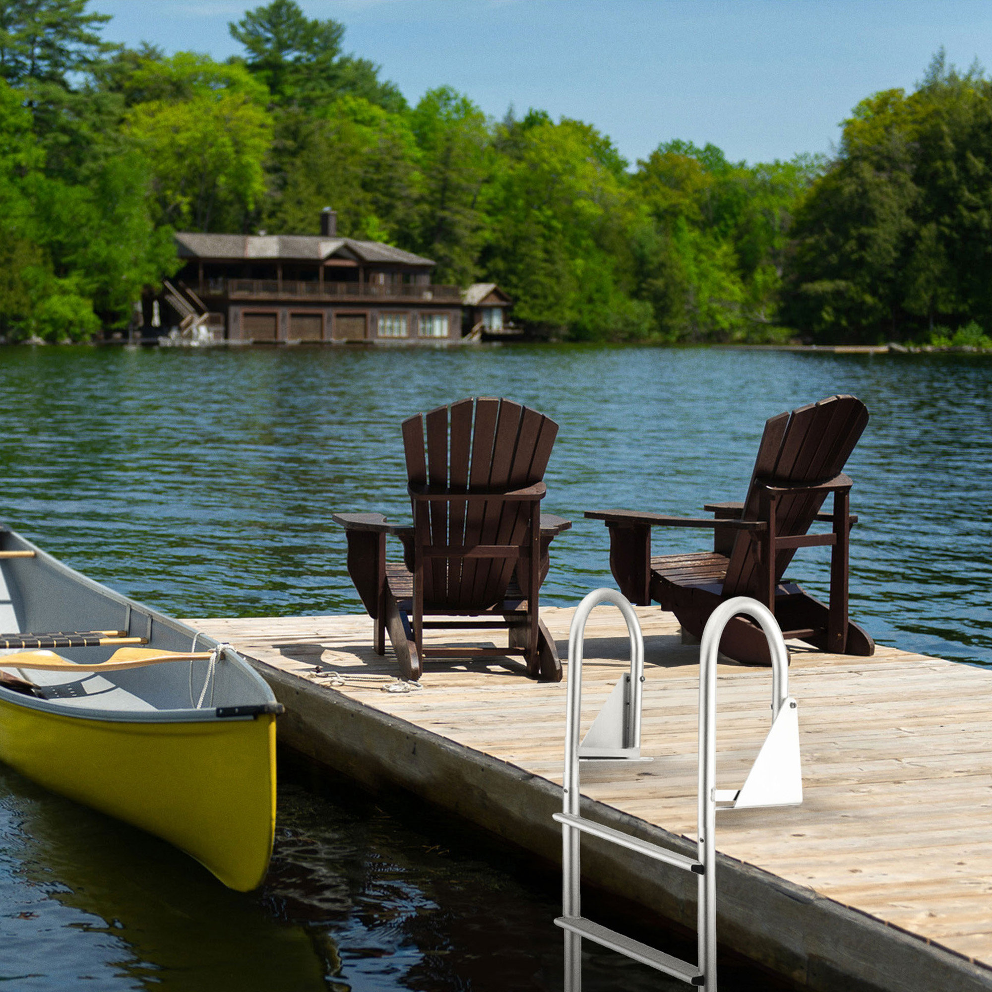 RecPro 5 - Step Aluminum Small Step Ladder | Wayfair