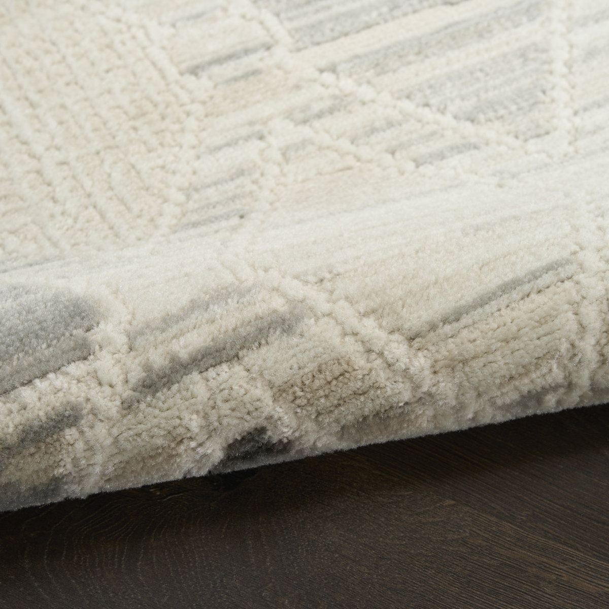 Ebern Designs Hornsey Beige Grey Modern Indoor Rug & Reviews | Wayfair