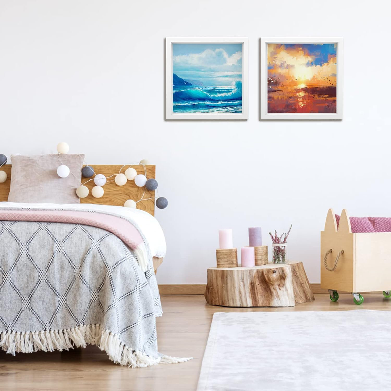 Latitude Run® 4 Pack 8 X 8In Shadow Box Picture Frame 3D Frames Shadow ...