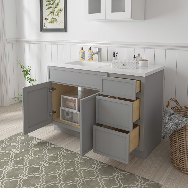 Home Beyond 45'' Single Bathroom Vanity Base Only | Wayfair