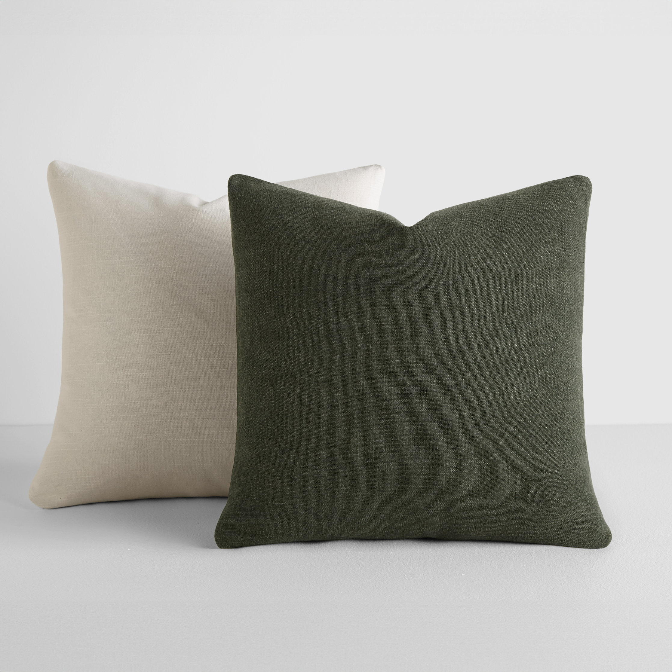 Becky Cameron 2-Pack Cotton Slub Decor Throw Pillows in Solids ...