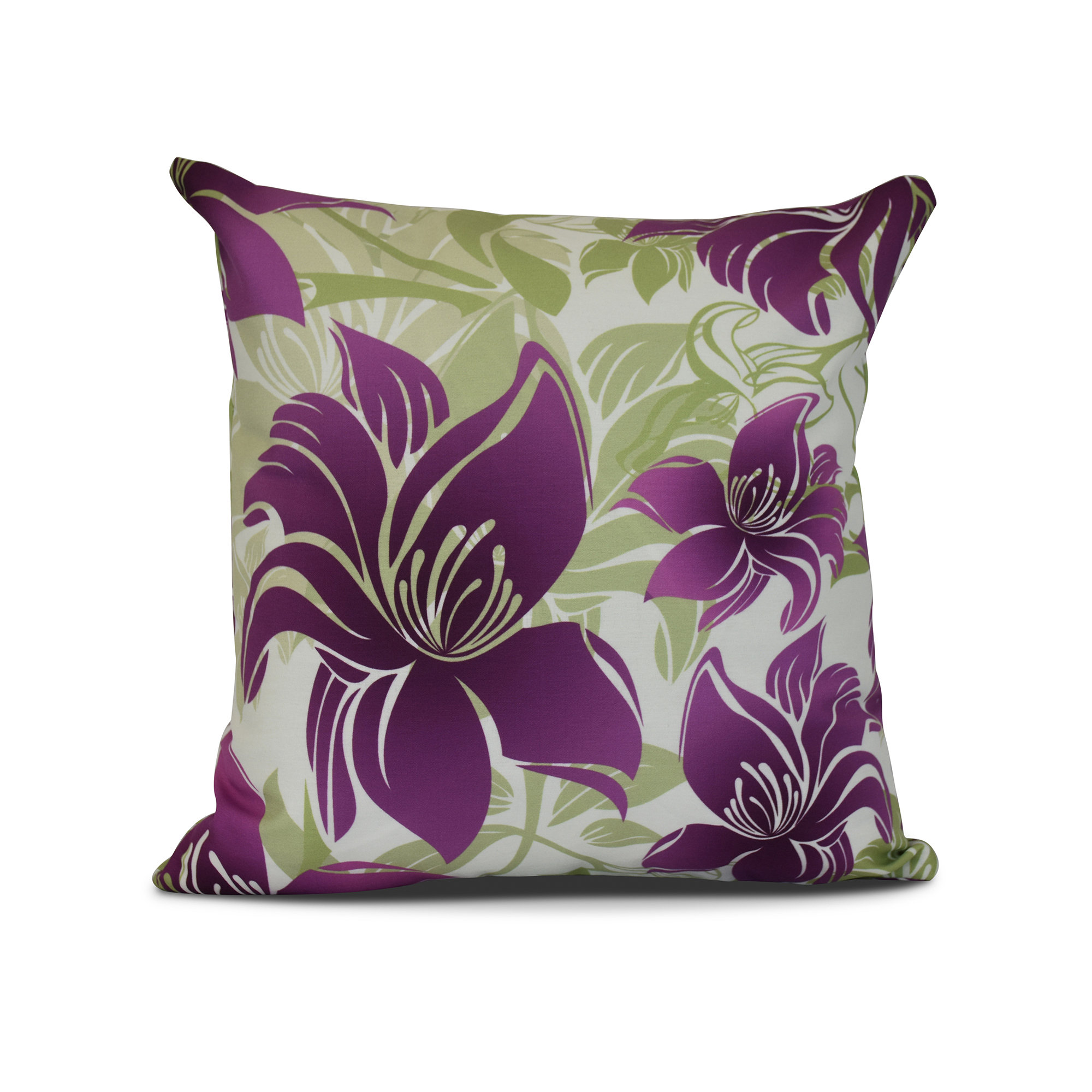 e by design Vathylakas Tree Mallow Square Pillow Cover and Insert ...