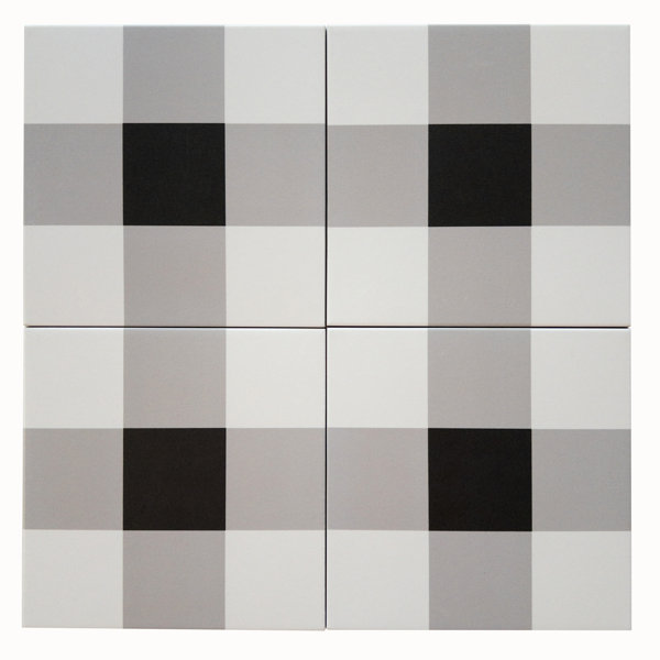 Tile Cart Buffalo Plaid 8"x8" Patterned Porcelain Wall & Floor Tile ...