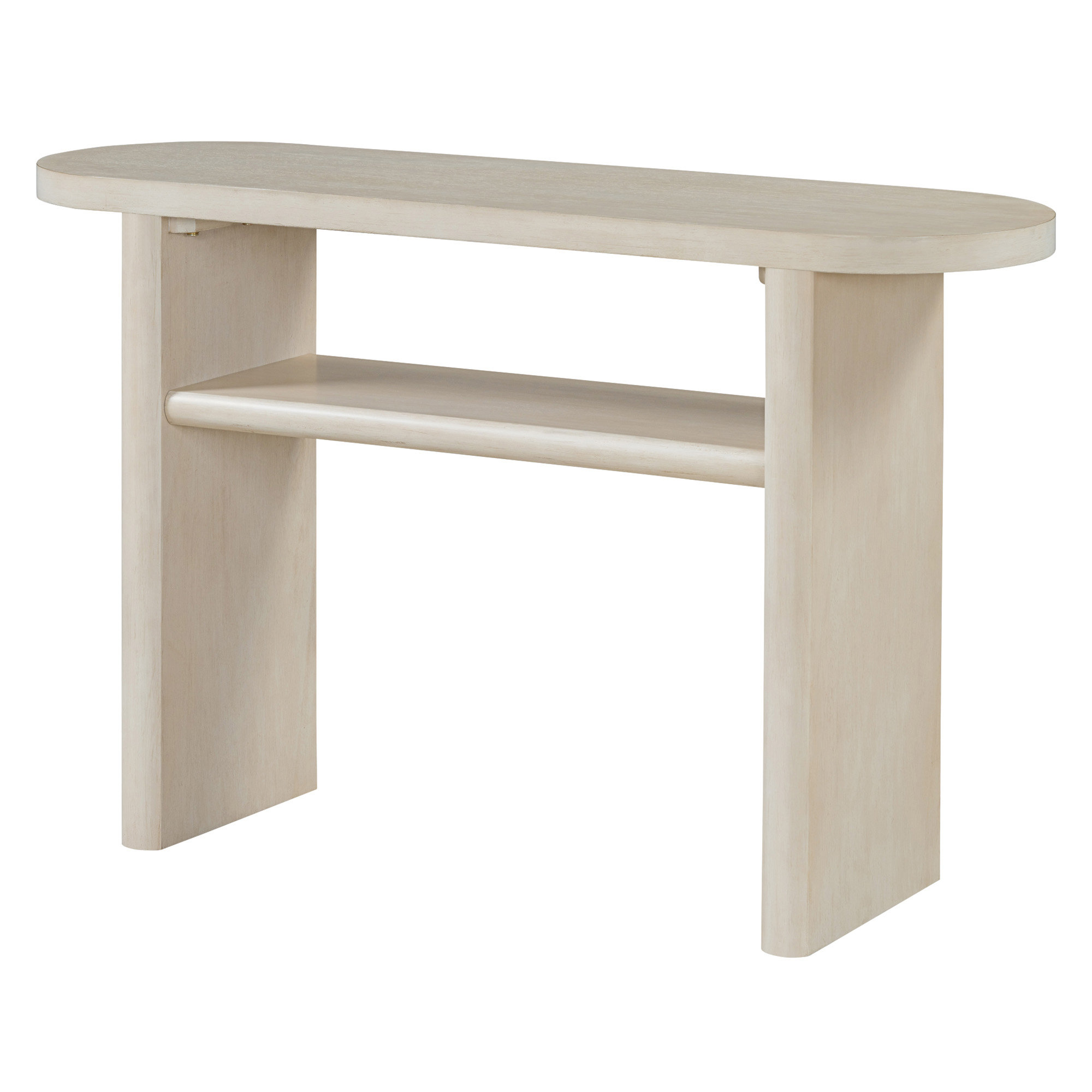 Latitude Run® Elegant Minimalist Console Table With Rounded Edges And ...