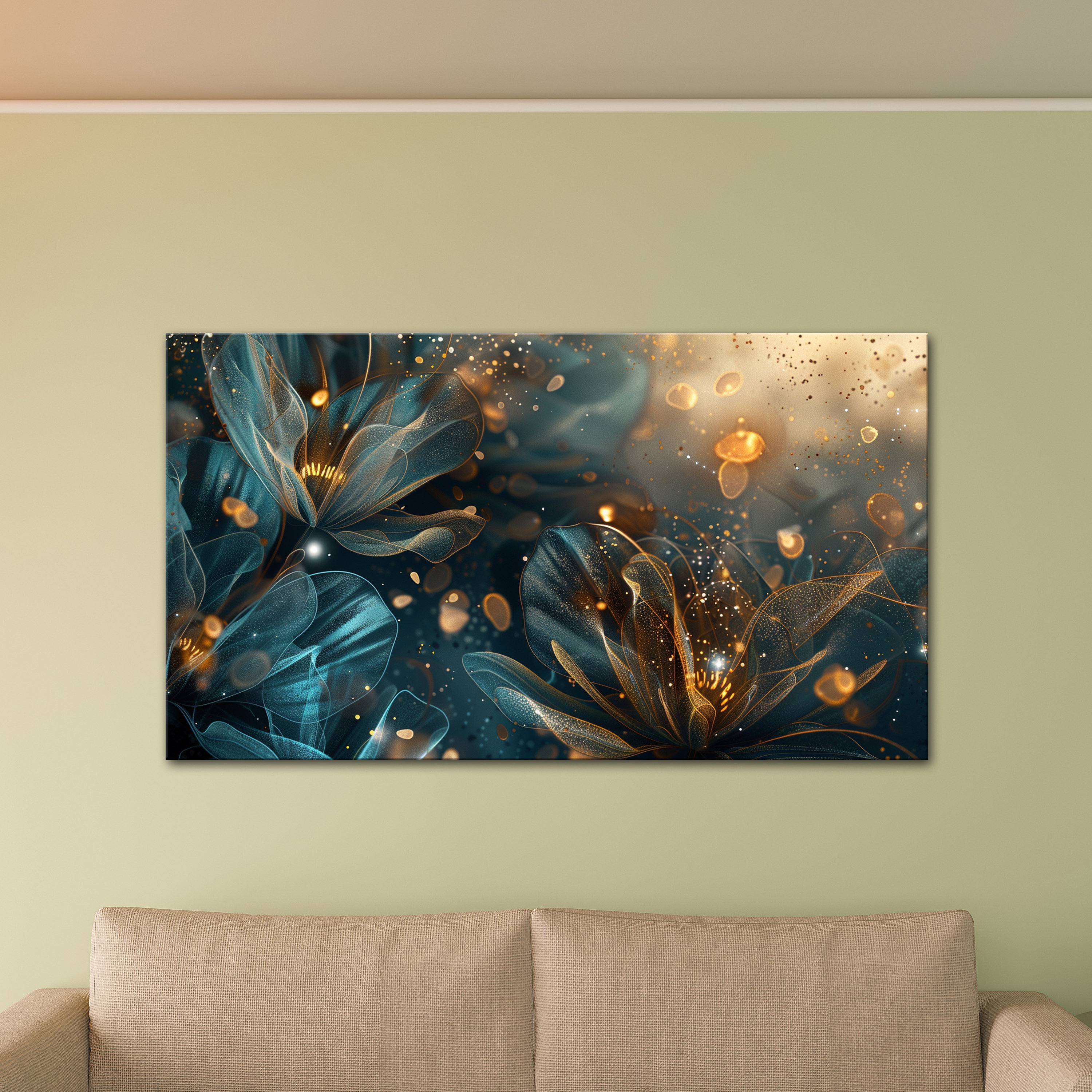 Mercer41 Nature's Rhythm: Dazzling Floral Scenery (Customizable) by ...