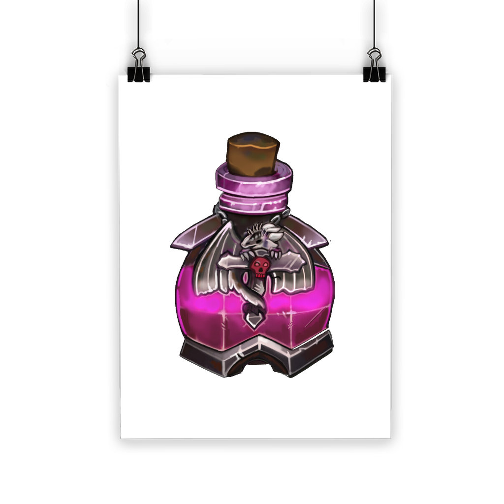 Marick Booster Dragon Potion Classic Poster - Unframed Poster on Paper ...