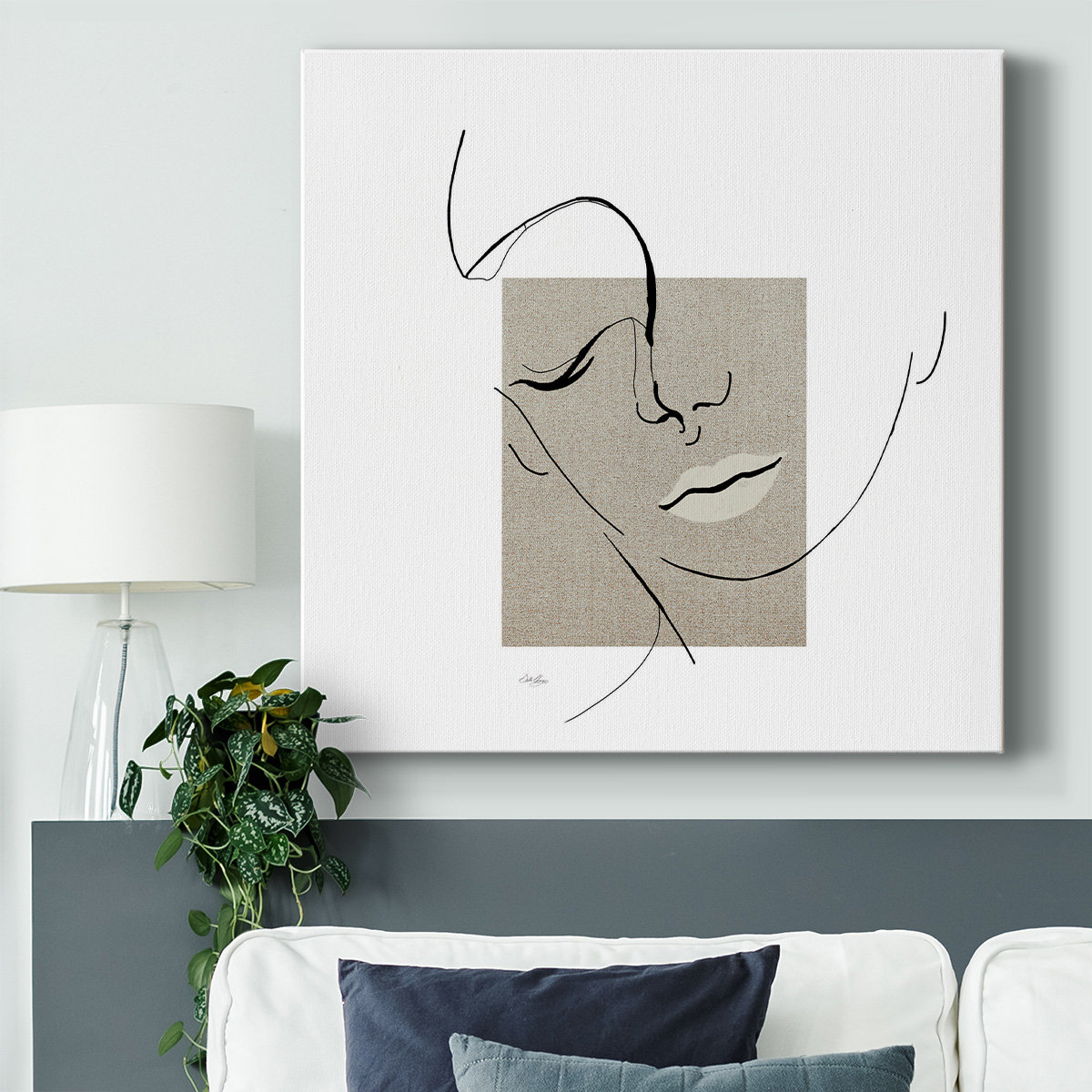 Wrought Studio™ Contemporary Line Art II-Gallery Wrapped Canvas | Wayfair