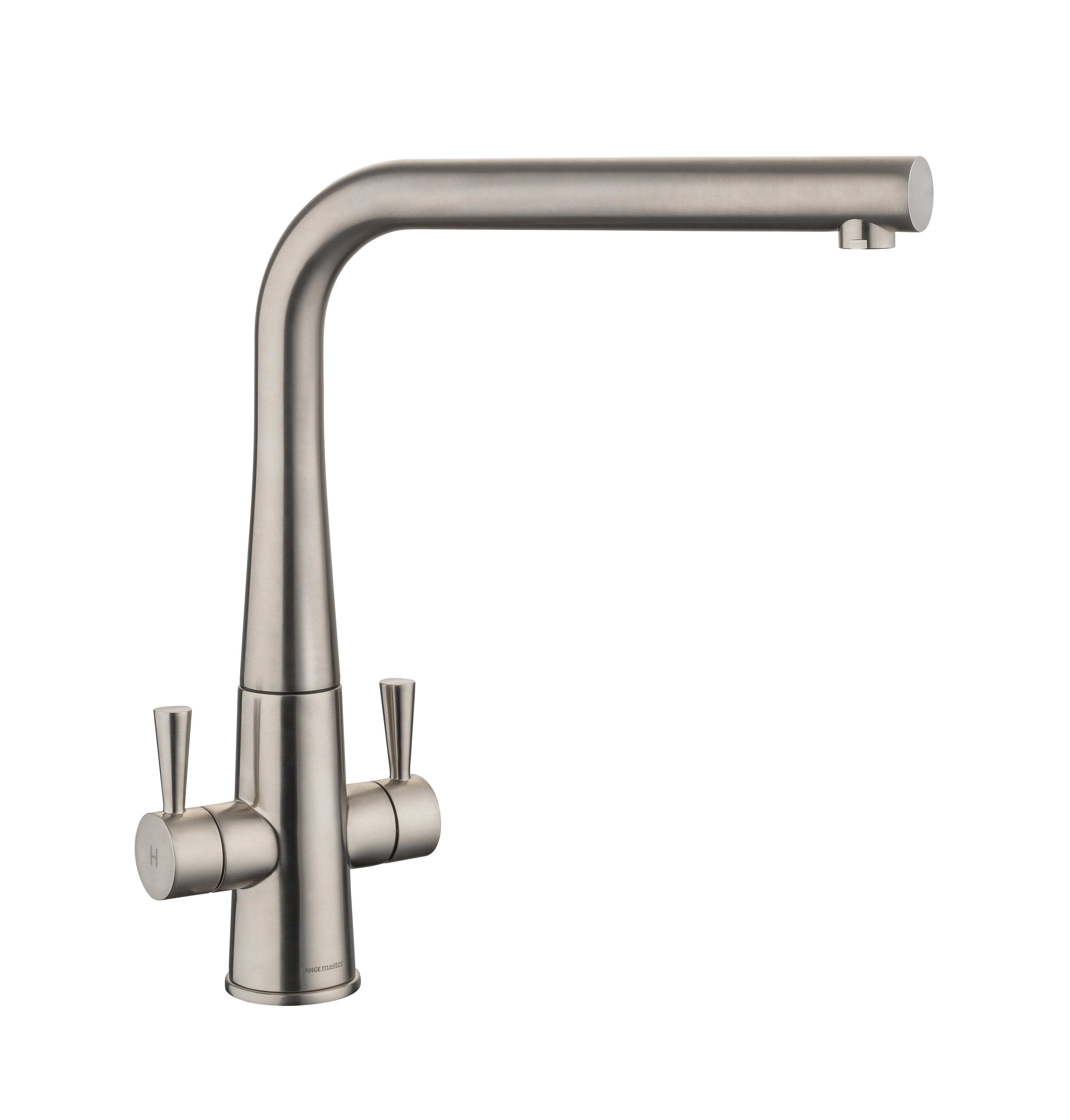 Rangemaster Sink & Taps Conical Twin Lever Monobloc Tap | Wayfair.co.uk