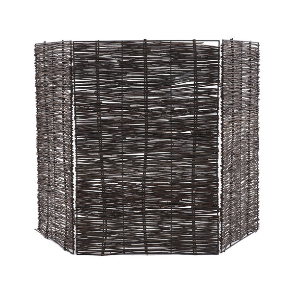 Dakota Fields Garbage Fence Wicker Privacy Fence | Wayfair.co.uk