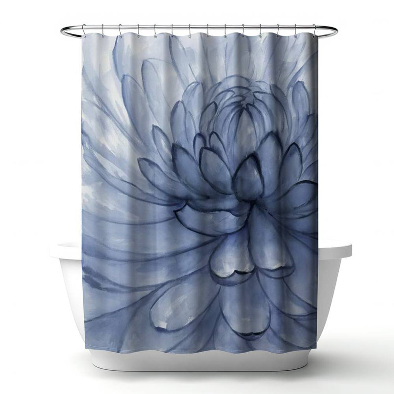 Begin Edition International Inc. Floral – Polyester Shower Curtain, Dye ...