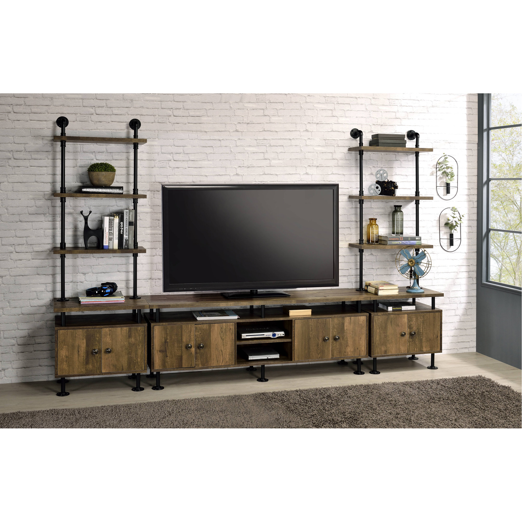17 Stories 2-Shelf TV Stand | Wayfair