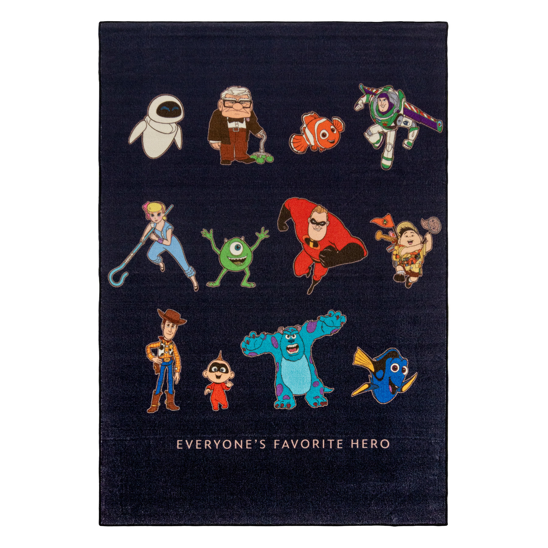 Disney/Pixar Licenced Disney Pixar Heroes Black Multi Youth Digital ...