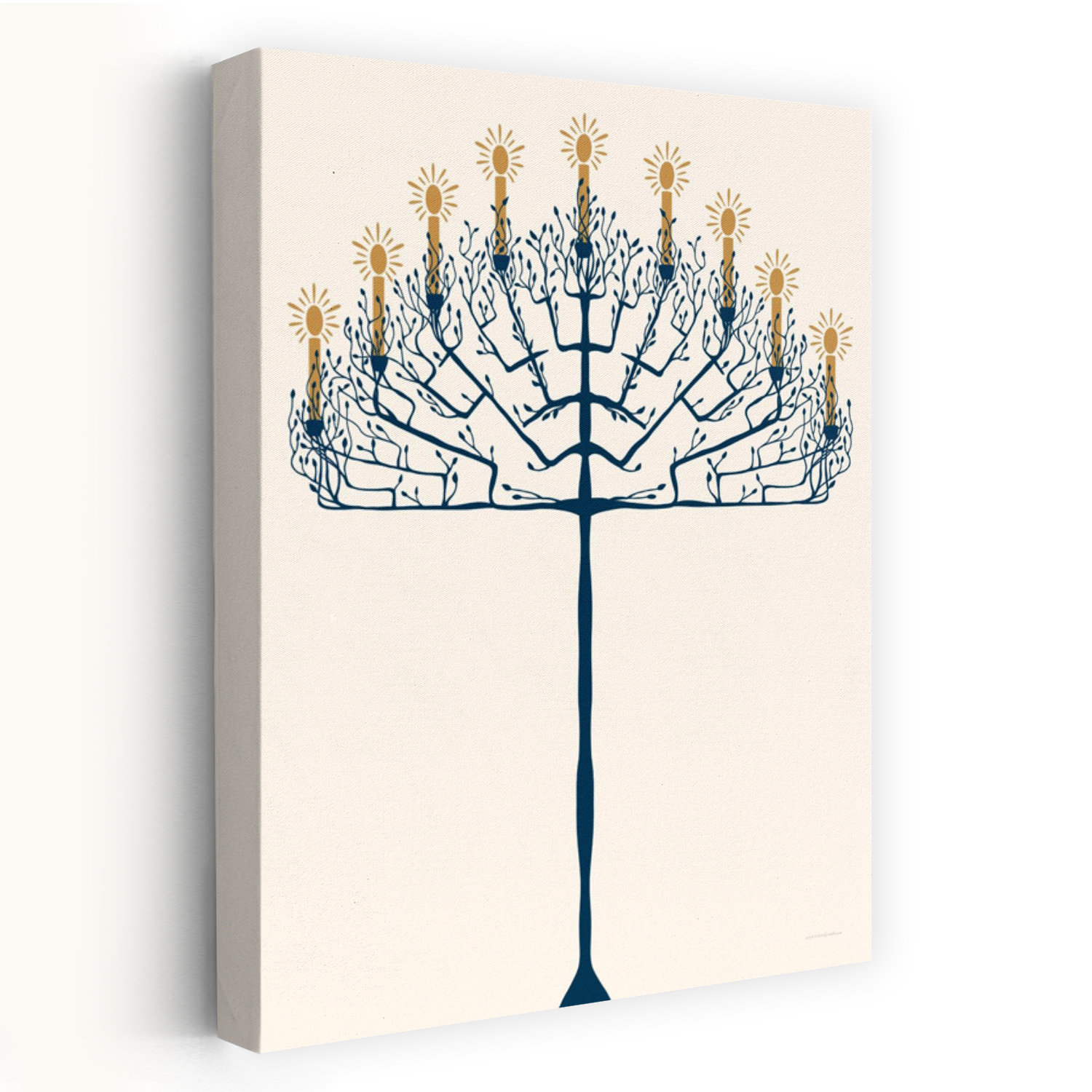 Red Barrel Studio Family Tree Abstract Contemporary Winter Art ...