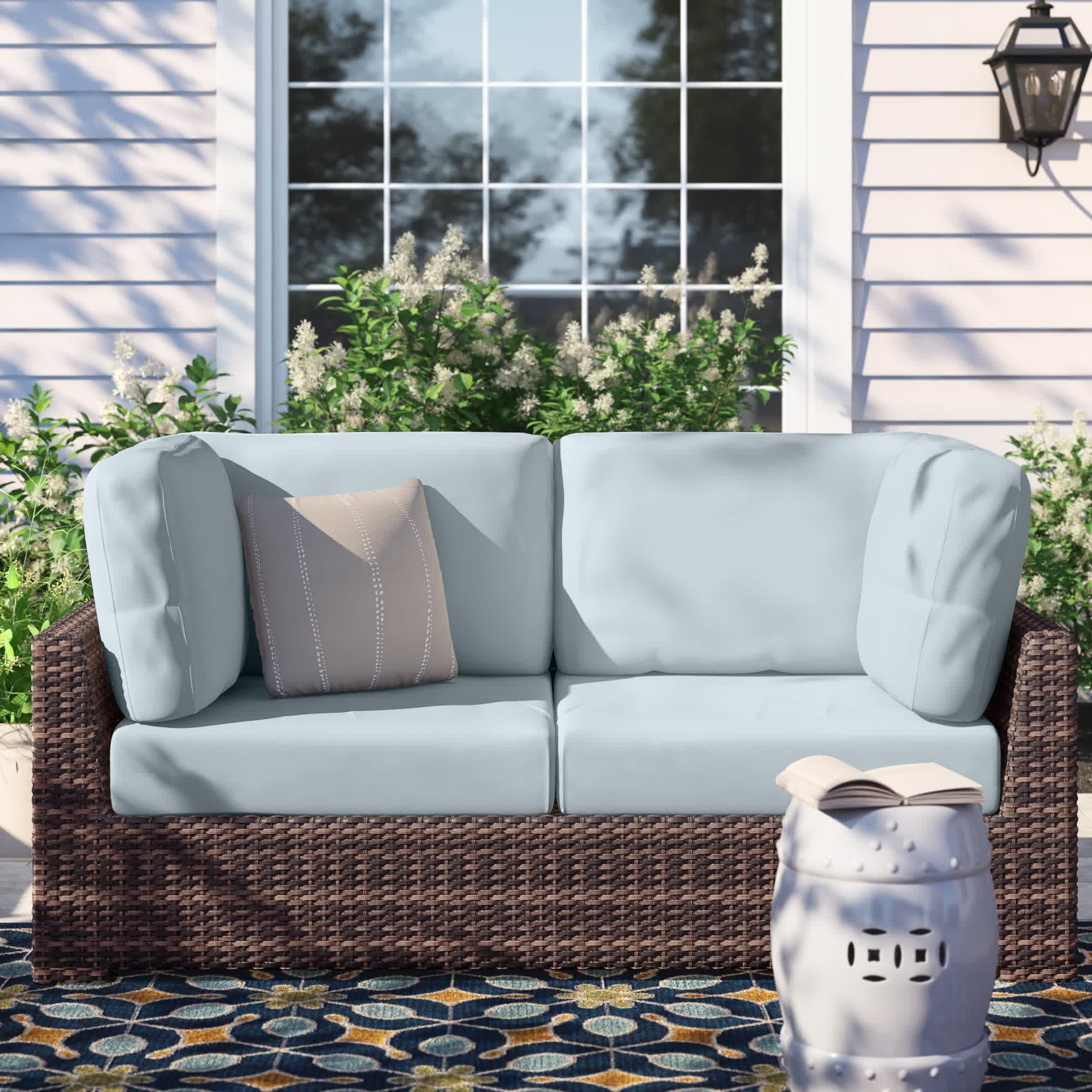Beachcrest Home™ Gerrald 6 Piece Outdoor Seat/Back Cushion Set | Wayfair