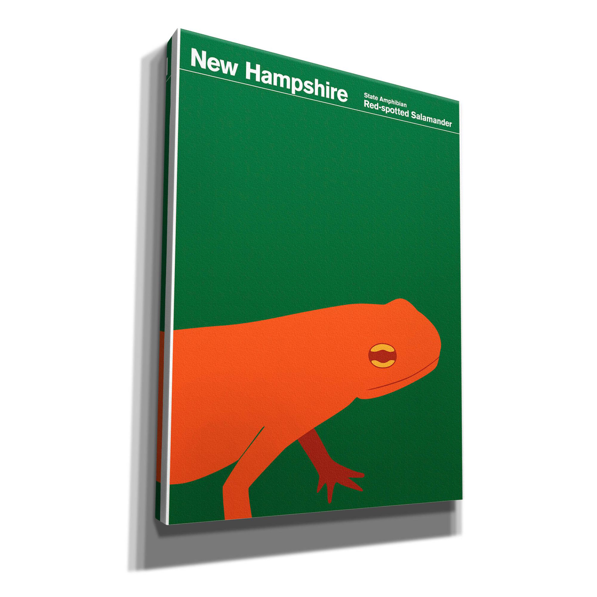 Red Barrel Studio® State Posters NH On Canvas by Print Collection Print ...