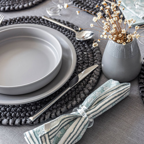 over&back Hand-Shaped Glass Napkin Rings - Decorative Dining Table ...