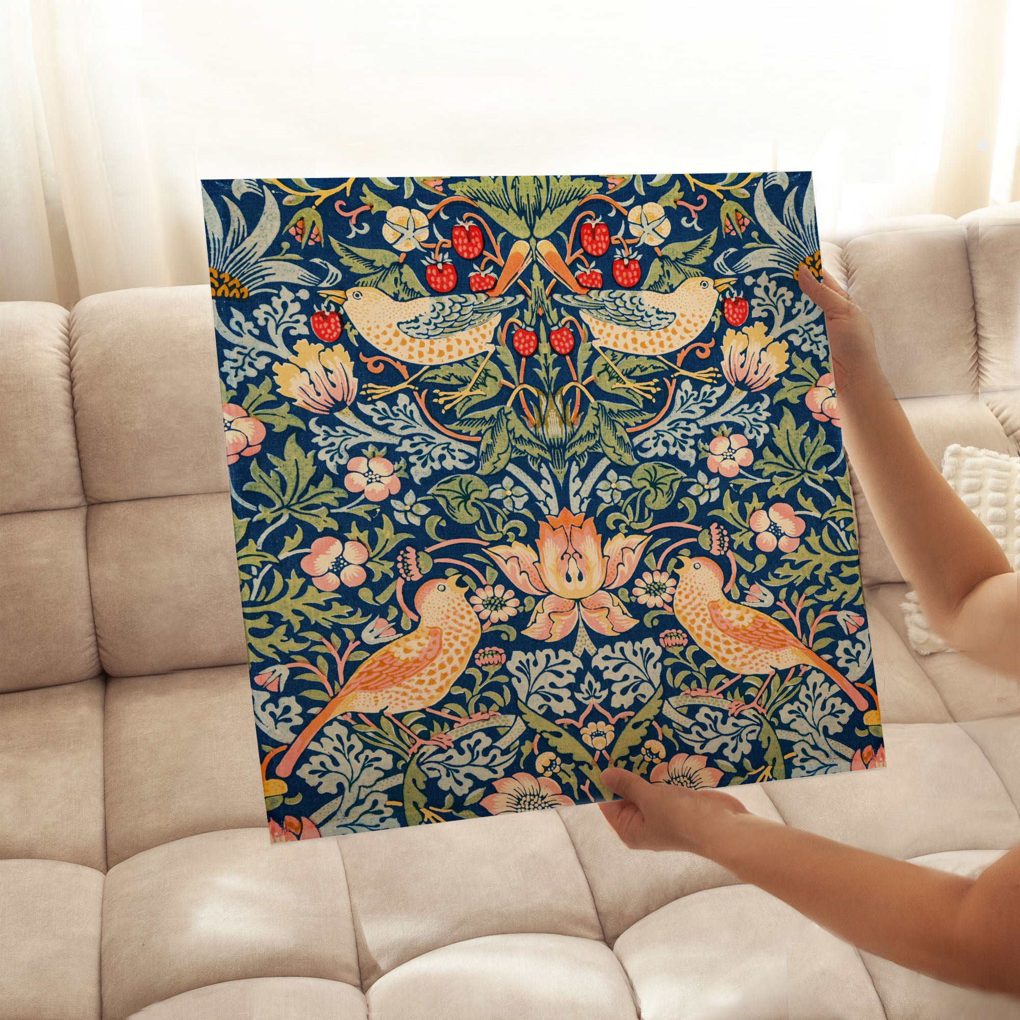 Winston Porter Animals William Morris Style Pattern Birds Classical ...