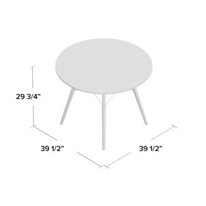 AllModern Jordan 5 - Piece Dining Set & Reviews | Wayfair