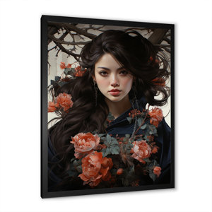 Mercer41 Renaissance Asian Shogun Woman II - Asian Woman Wall Art Print ...
