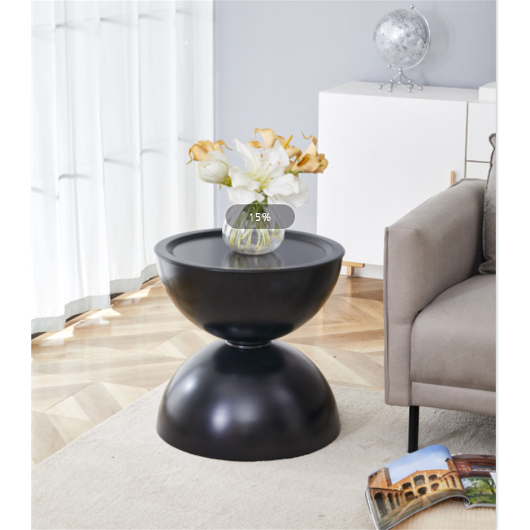 Ivy Bronx Coffee round tables with STORGE MOVABLE TABLE TOP ...