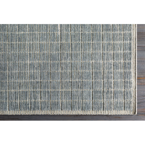 AllModern Jacey Handmade Hand Loomed Gray Rug & Reviews | Wayfair