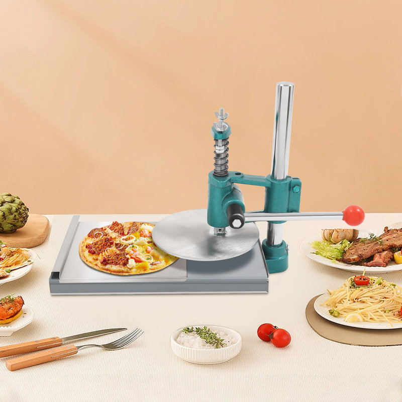 CNCEST 7.9" Stainless-Steel Pastry Pizza Press Machine | Wayfair