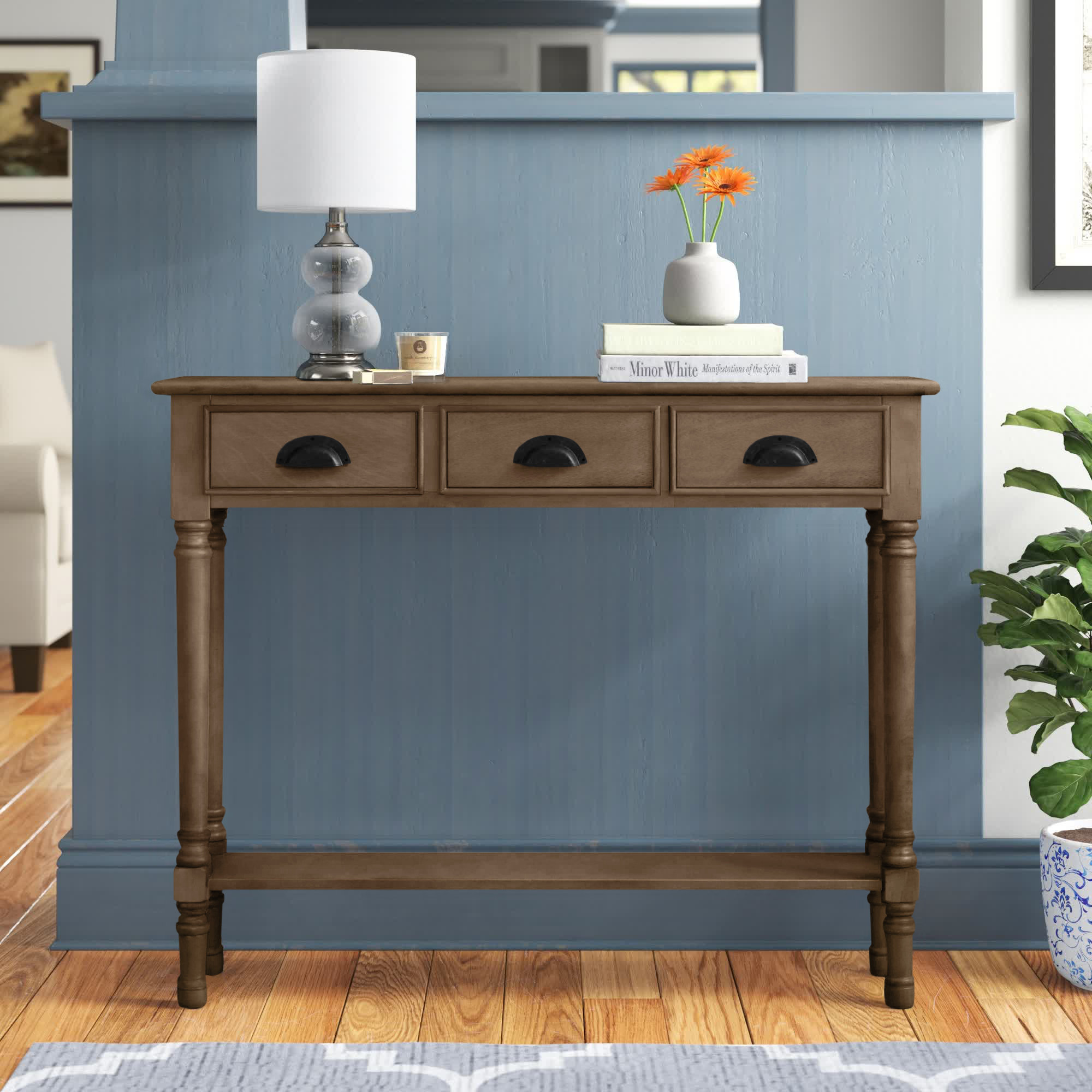 Ophelia & Co. Pearsall 39.5" Solid Wood Console Table & Reviews ...