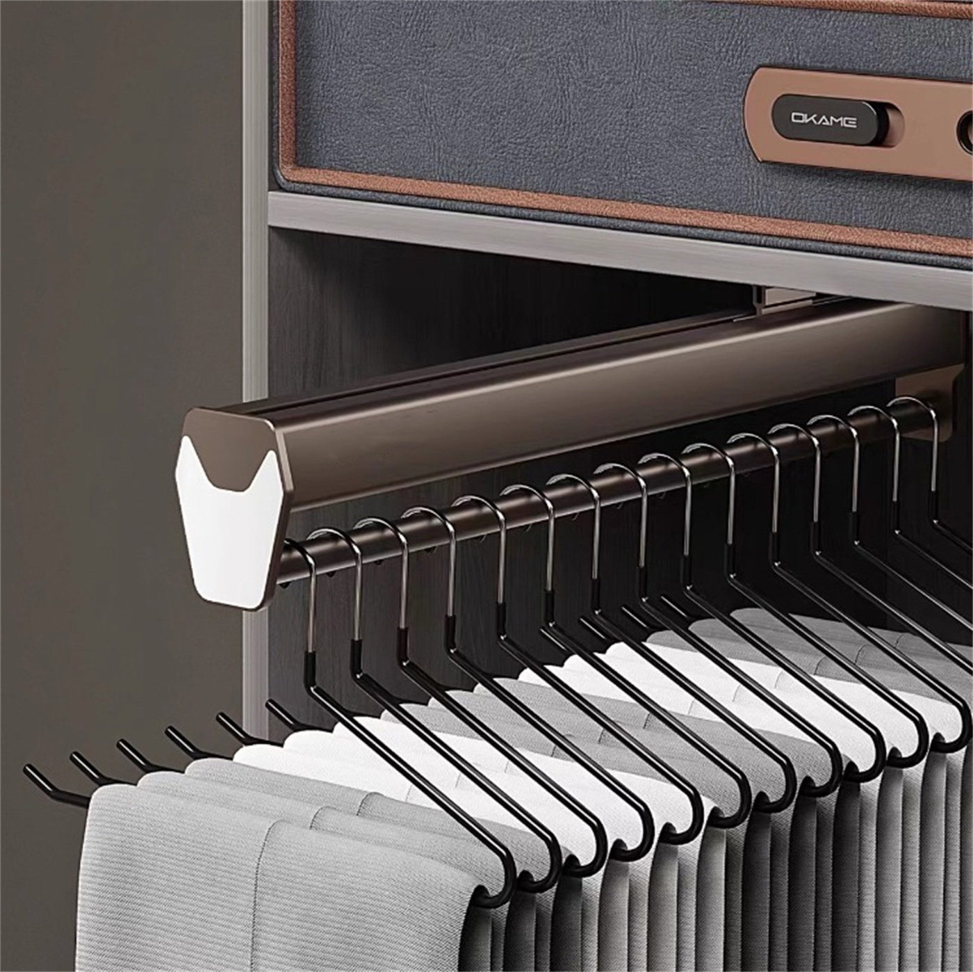 Thrones Designs Extendable Trousers Rack With Slide Rail - Wayfair Canada