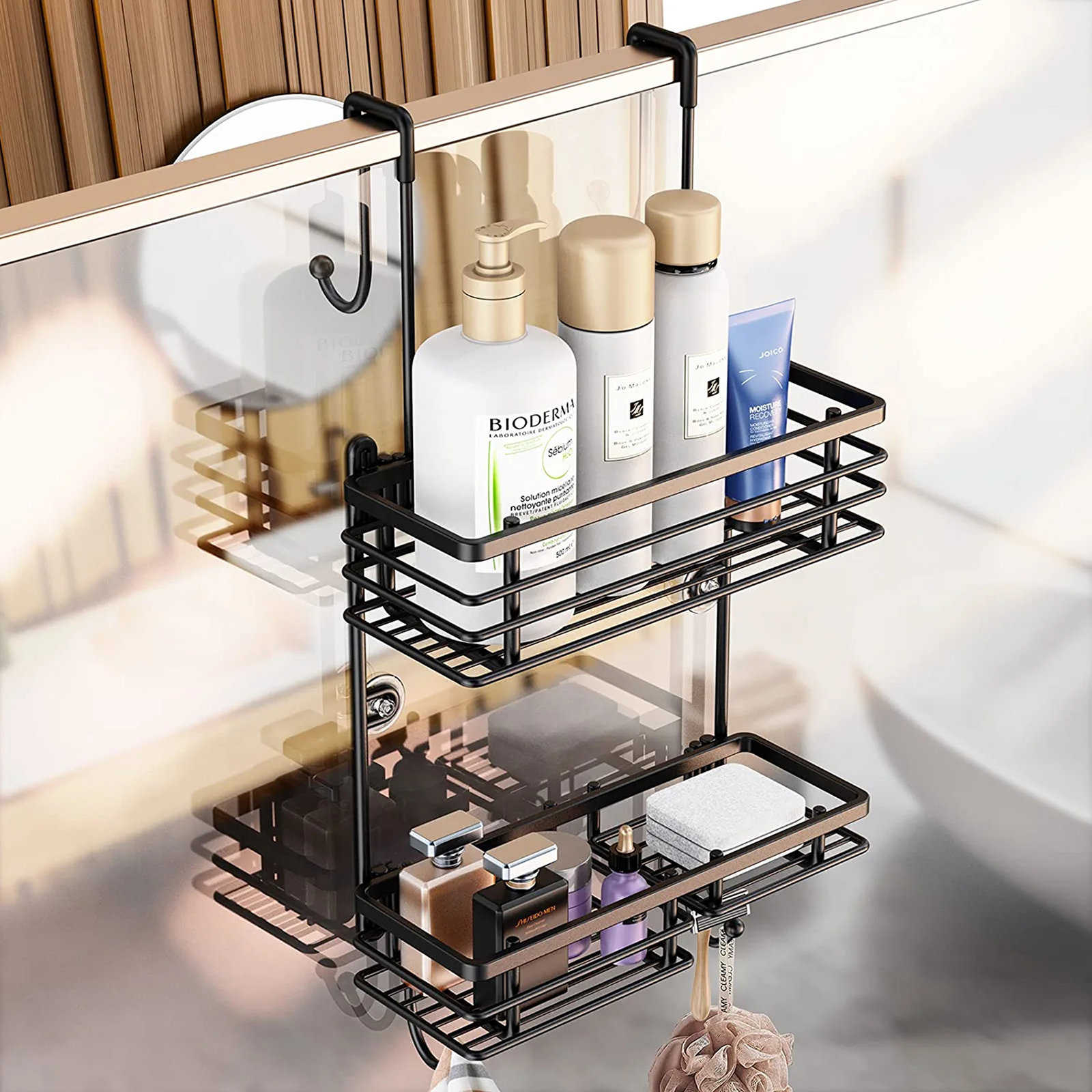 Rebrilliant Kristiina Hanging Stainless Steel Shower Caddy & Reviews ...