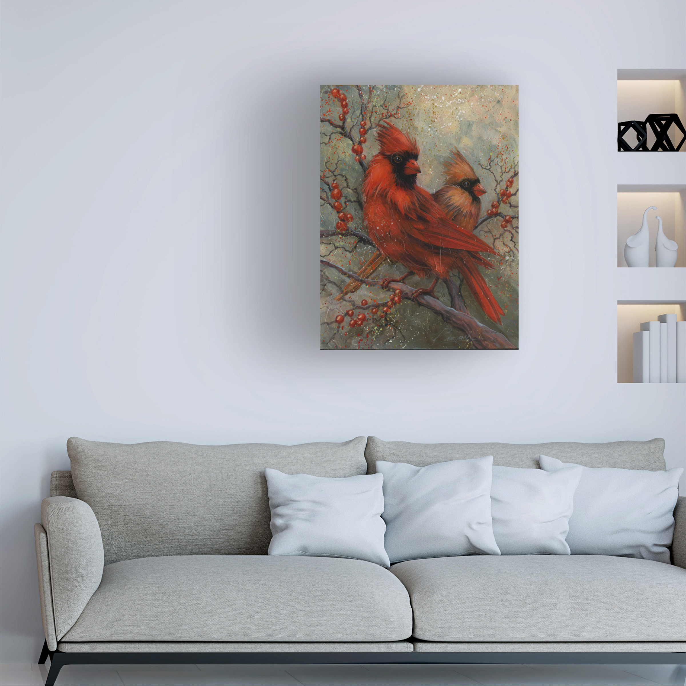 Charlton Home® Wrapped Canvas Wall Art - Jody Bergsma 'Angels Are Near ...