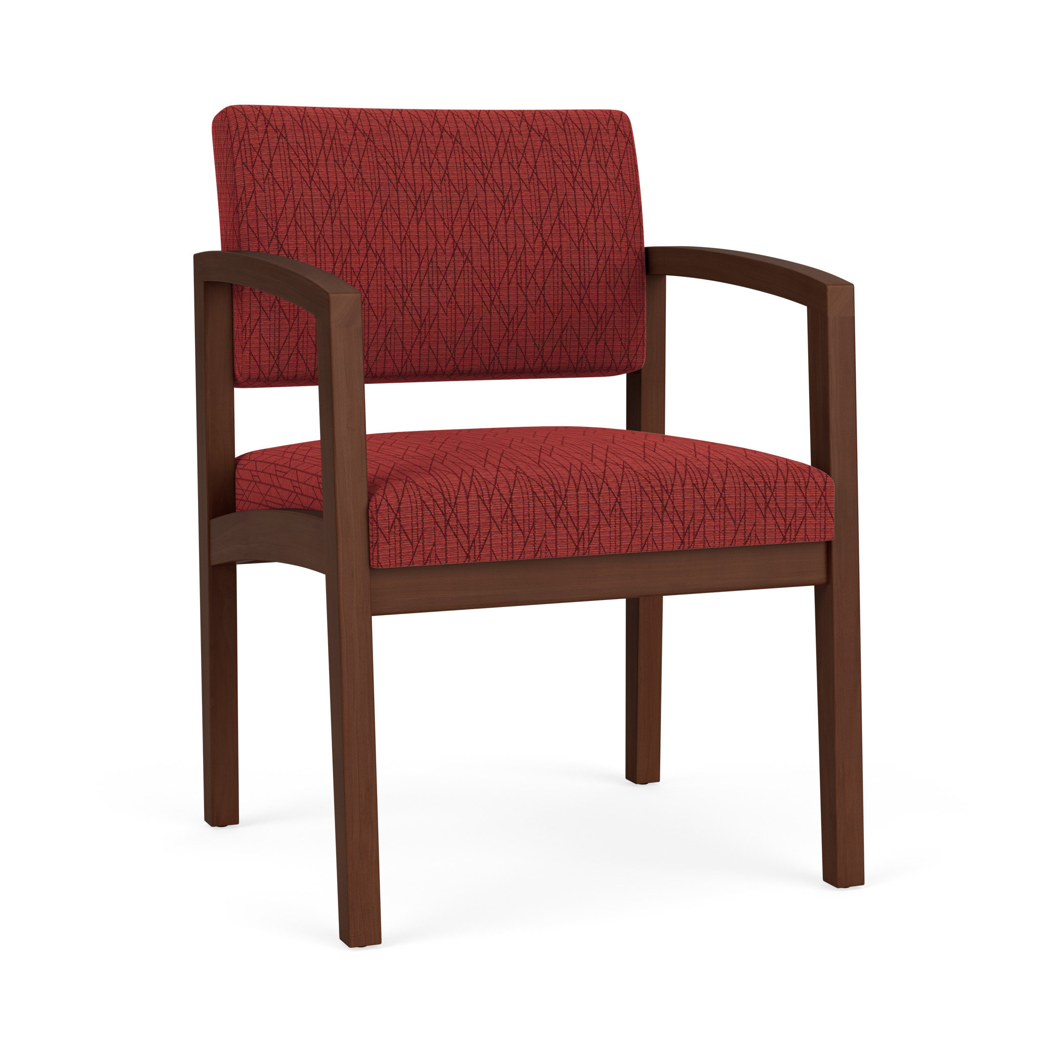 Lesro Lenox Wood Waiting Reception Guest Chair Wood Frame & Reviews ...