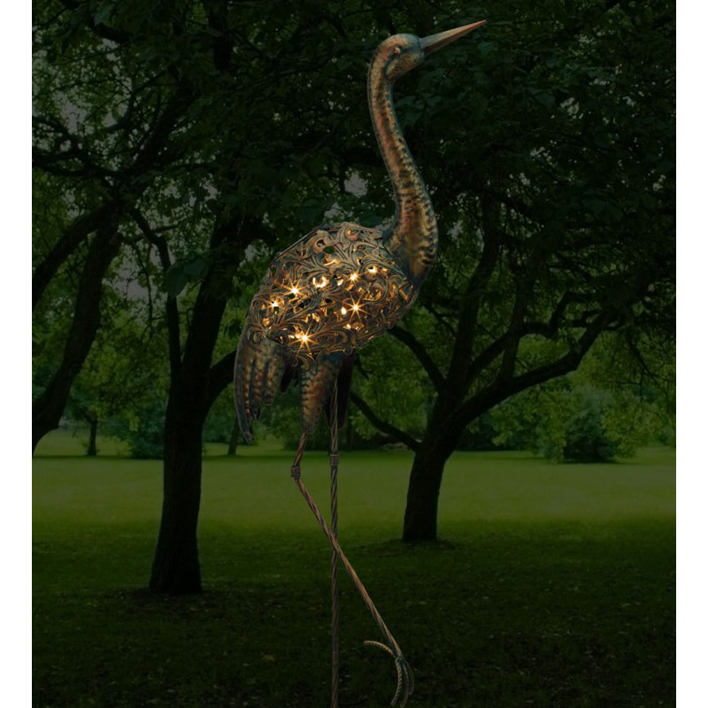 Regal Art & Gift Solar Bird Stake - Crane & Reviews | Wayfair