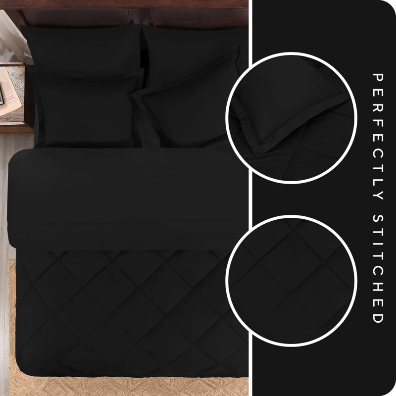 Enviohome Barnicoat Microfiber Reversible Comforter Set & Reviews | Wayfair