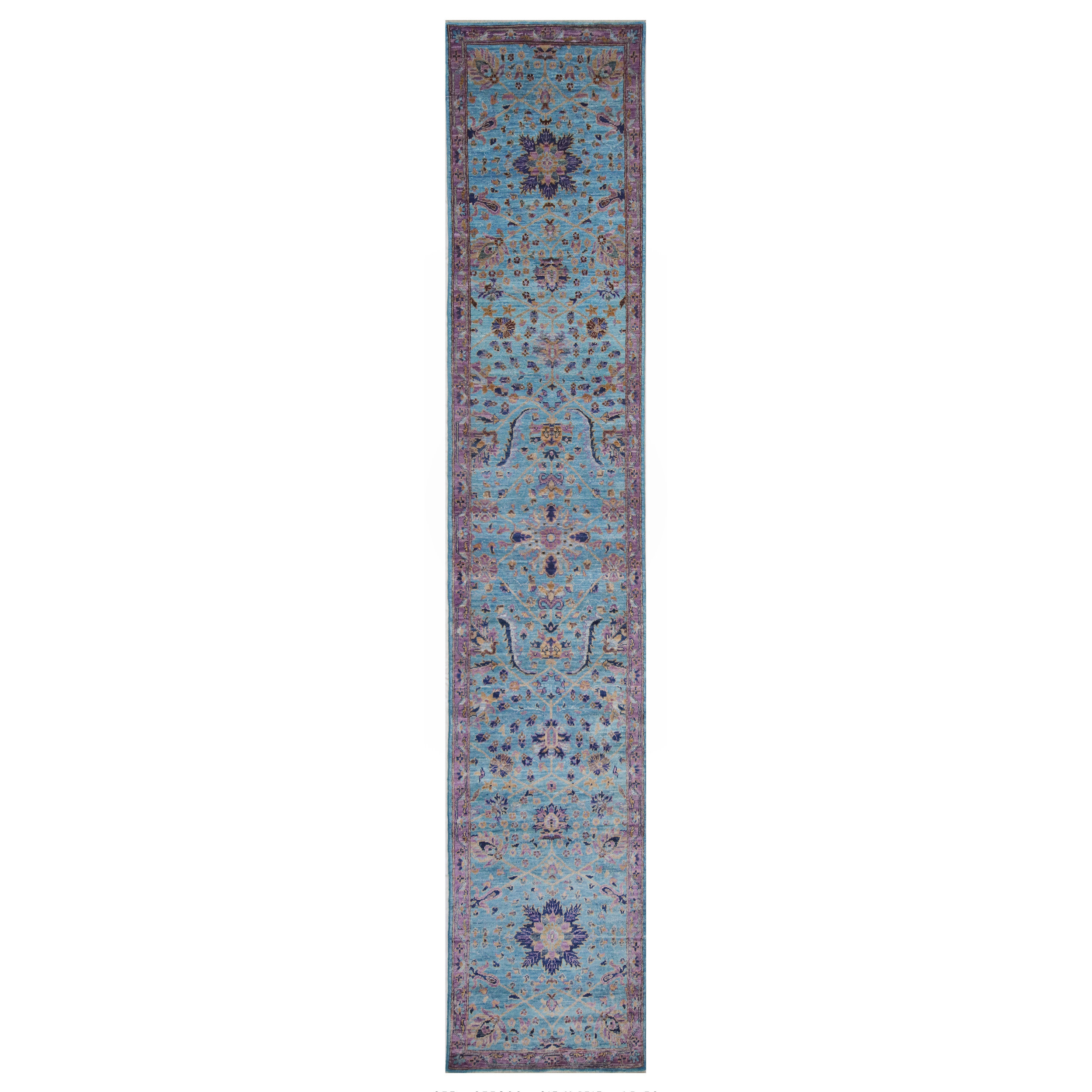 Bokara Rug Co., Inc. High-Quality Hand-Knotted Blue And Purple Area Rug ...