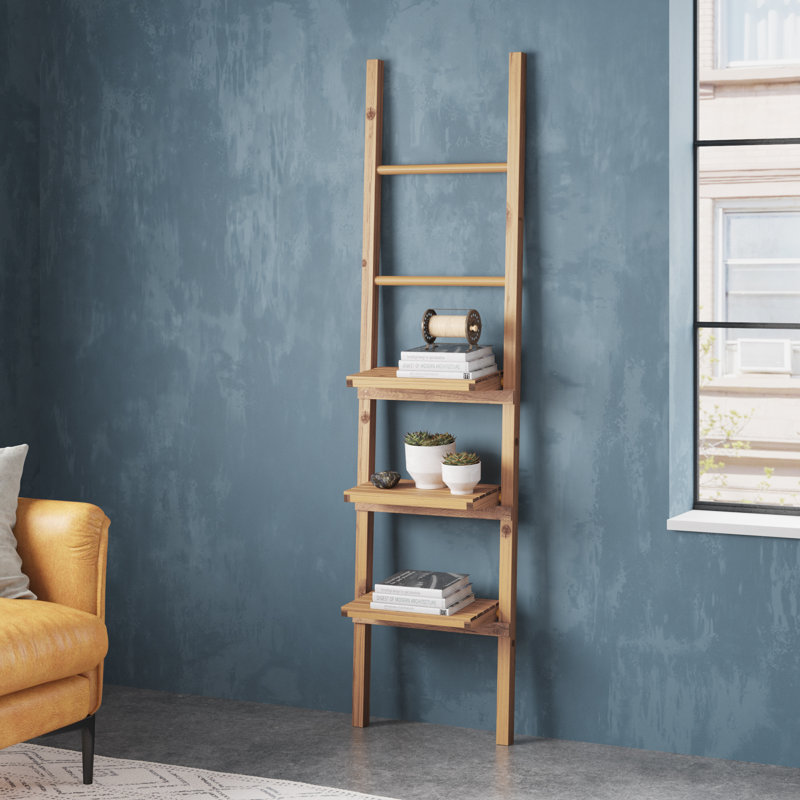 Red Barrel Studio® Solid Wood Ladder Bookcase & Reviews | Wayfair