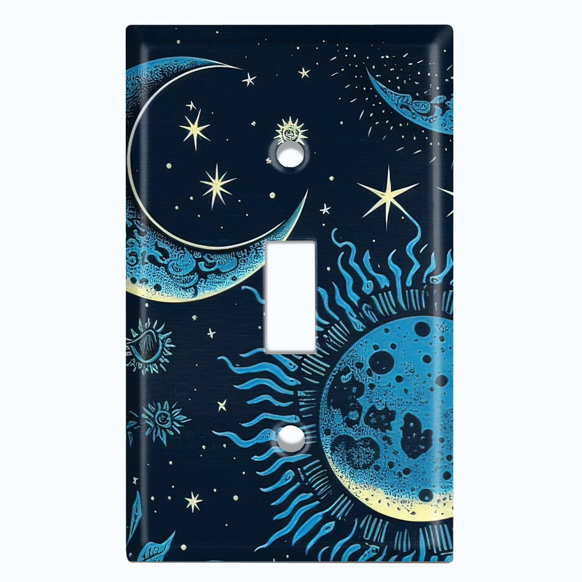 WorldAcc Metal Light Switch Plate Outlet Cover (Astronomy Space Sun ...