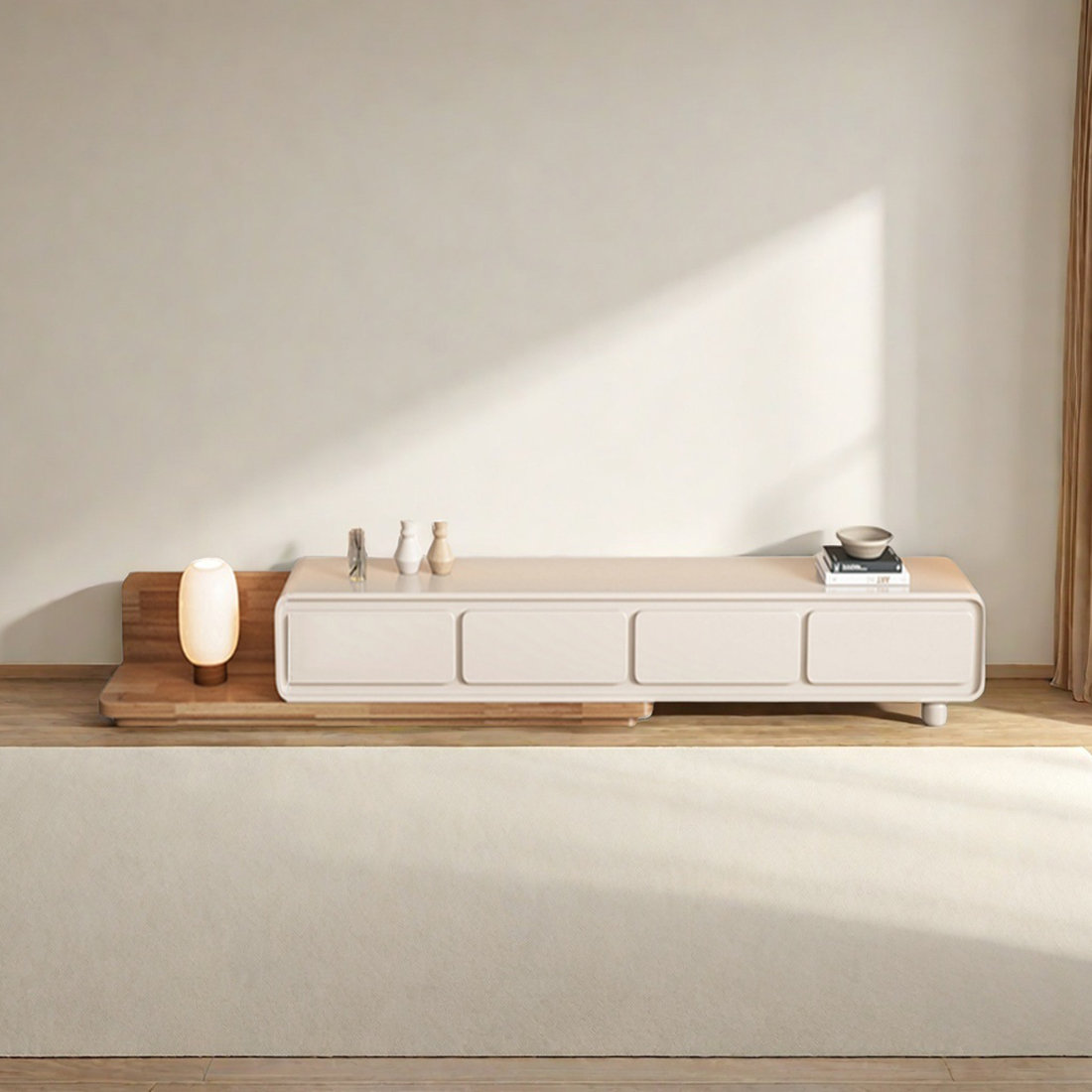 Trentastic Trails Nordic Style Retractable TV Stand | Wayfair