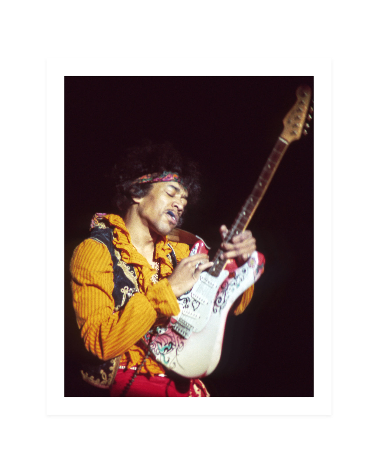 Globe Photos Entertainment & Media Jimi Hendrix Performing on Stage at ...
