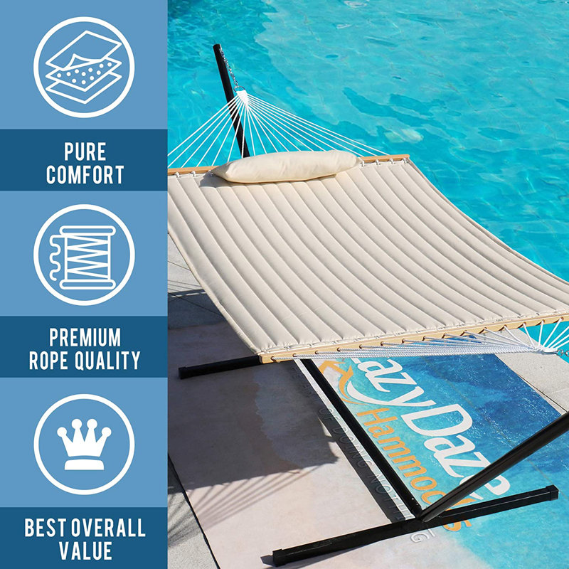 HYGLAX Double Spreader Bar Hammock & Reviews | Wayfair