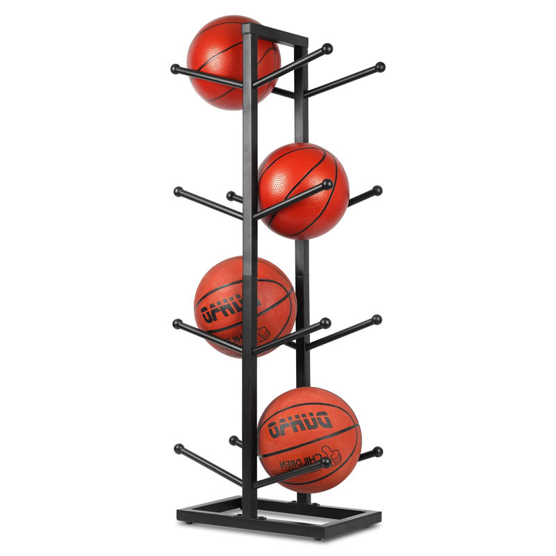 ARMIJU Basketball Organizers Metal Ball Storage Rack | Wayfair