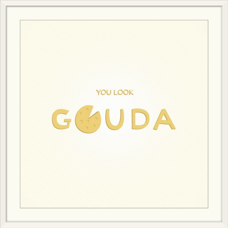 Ebern Designs 'Kitchen Art You Look Gouda Retro by Kate Lillyson ...