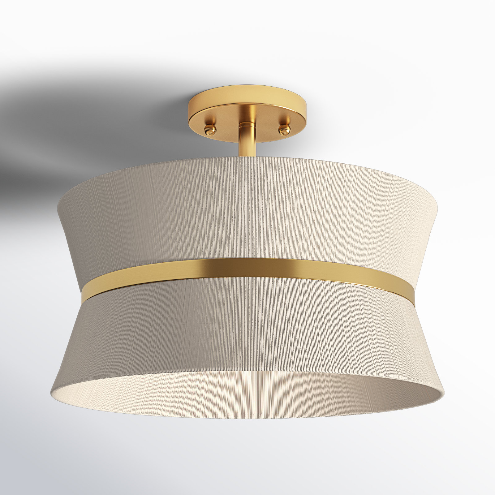 Joss & Main Abbington Rope Semi Flush Mount & Reviews | Joss & Main