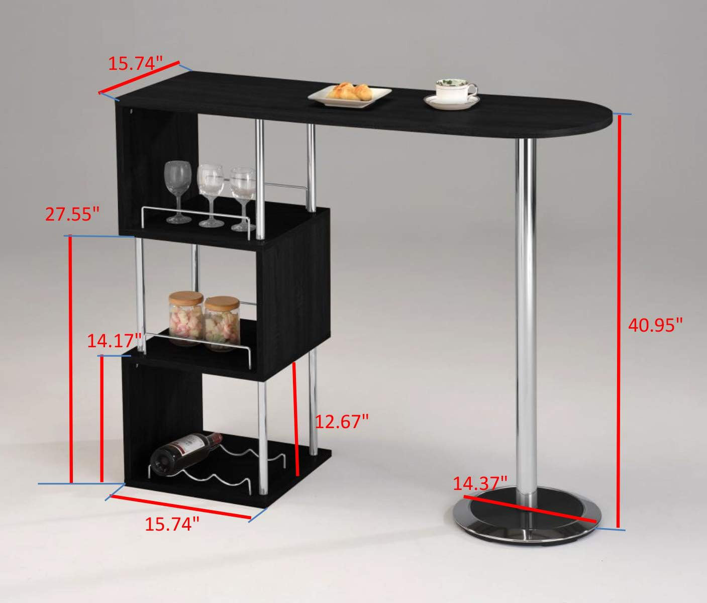 Zipcode Design™ Lawncrest Counter Height Pedestal Dining Table ...