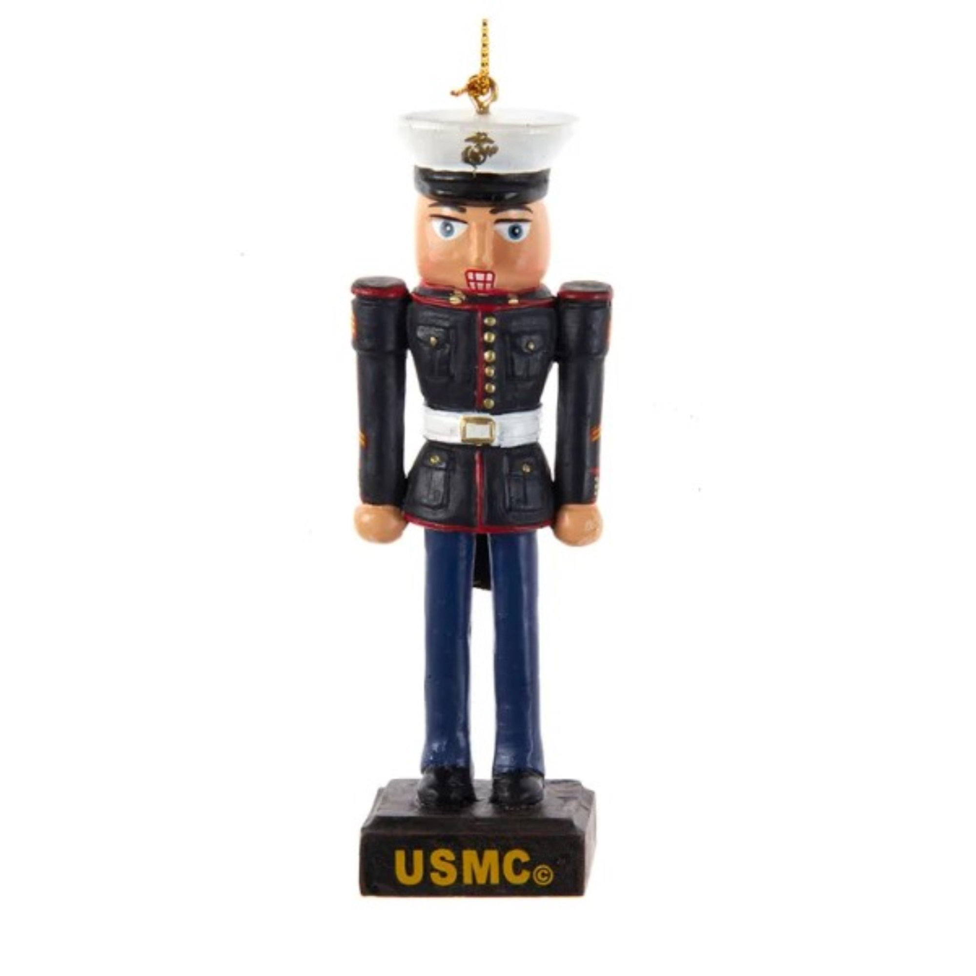 Kurt Adler Ornament For Christmas Tree, USMC Military Nutcracker | Wayfair